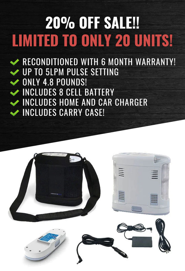 Refurbished & Used Oxygen Concentrators for Sale | Home & Portable